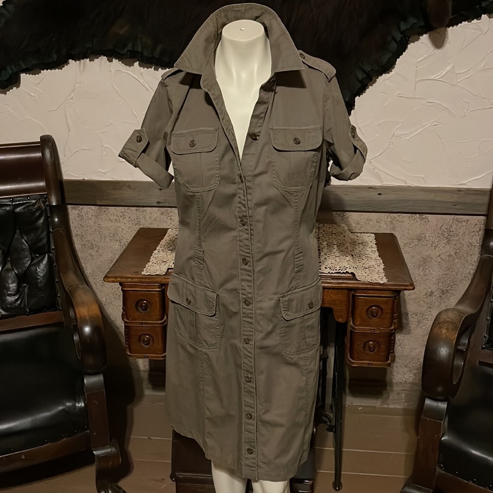 **Rare*** Vintage Banana Republic Safari Dress - Gem